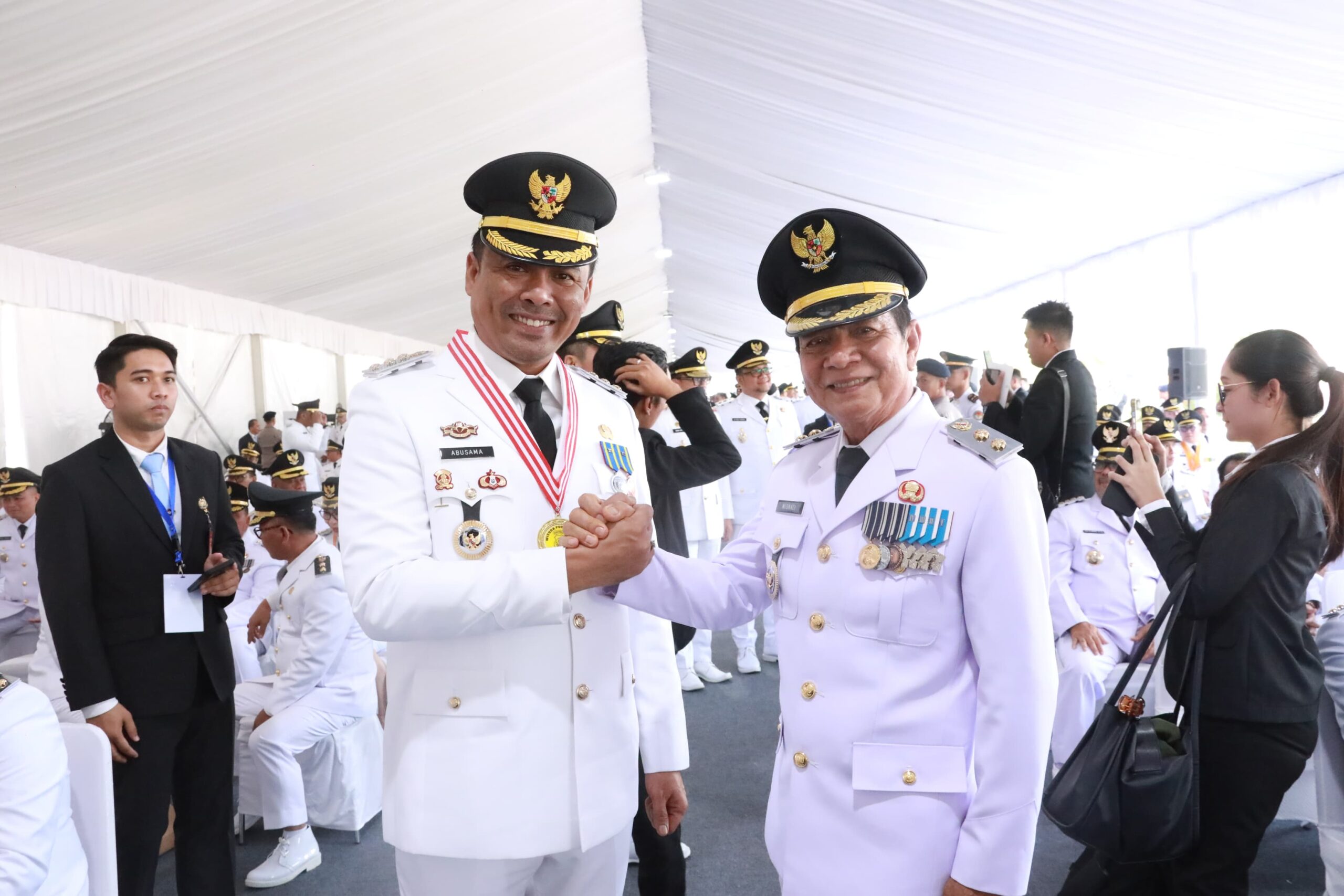 Abusama SH – H Misnadi Resmi Dilantik Sebagai Bupati dan Wakil Bupati OKU Selatan Periode 2025 ...